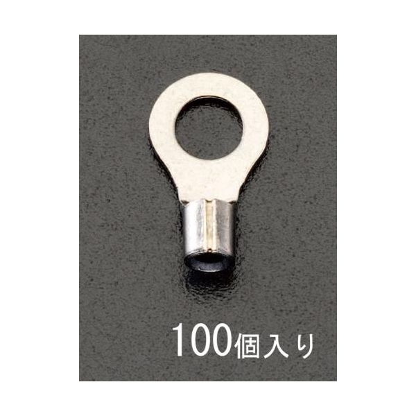 ●材質…JIS H4501適合ニッケル材●耐熱…MAX400℃●入数は100個入りです。●型式…2-5●全長(mm)…17.0●単線(mm)…1.5〜1.8●撚線(mm2)…1.25〜2●サイズ…φd2：5.3mm類似商品はこちら エスコ ...