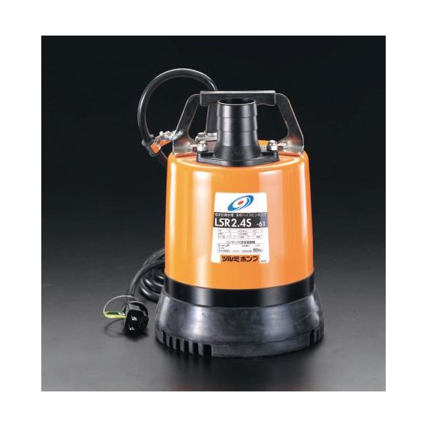 ●清掃水・床水・溜水の低水位(10mm)排水用●電源…AC100V●周波数…50Hz●出力…480W●口径…50mm●サイズ…φ210×304(H)mm●重量…10.5kg●全揚程…8m●最大全揚程…11m●吐出量…120L/分●最大吐出量...