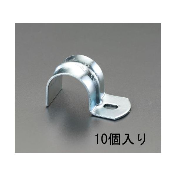●径称…25A●適合管外径…34.0mm●材質…スチール(電気亜鉛メッキ)●SGP管用●ねじ穴径（G）…5×9.5mm●サイズ…厚み（t）：1.6mm、幅（C）：25mm●入数は10個入りです。類似商品はこちらエスコ EA440BA-10K...