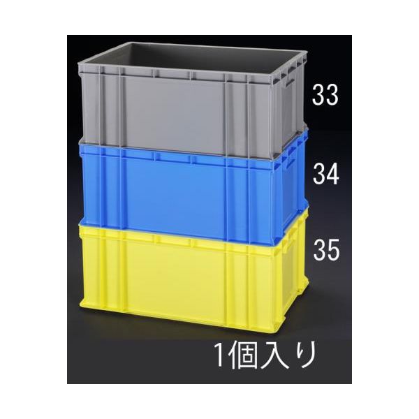 ●容量…64.2L●サイズ…外寸：658×448×268(H)mm内寸：618×408×260(H)mm有効内寸：608×398×250(H)mm●重量…2.9kg●圧縮荷重…26.2kN(2670kgf)●色…イエロー●材質…ポリプロピレ...