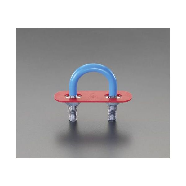 ●ステンレス薄肉管（SUモルコ菅）用●材質…スチール●径称…30A●適合管外径…34.00mm●ねじ径…M10●電気絶縁性、衝撃性に優れたナイロン粉体塗装●電気亜鉛メッキ仕上●耐熱常温…100℃●赤色のプレート部分材質…ポリプロピレン類似商...