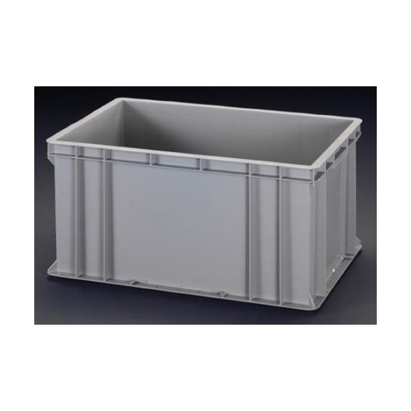 ●容量…76.5L●サイズ…外寸：658×448×320(H)mm内寸：618×408×310(H)mm有効内寸：608×398×300(H)mm●圧縮荷重…14.70kN(1500kgf)●色…ライトグレー●材質…ポリプロピレン●積み重ね...