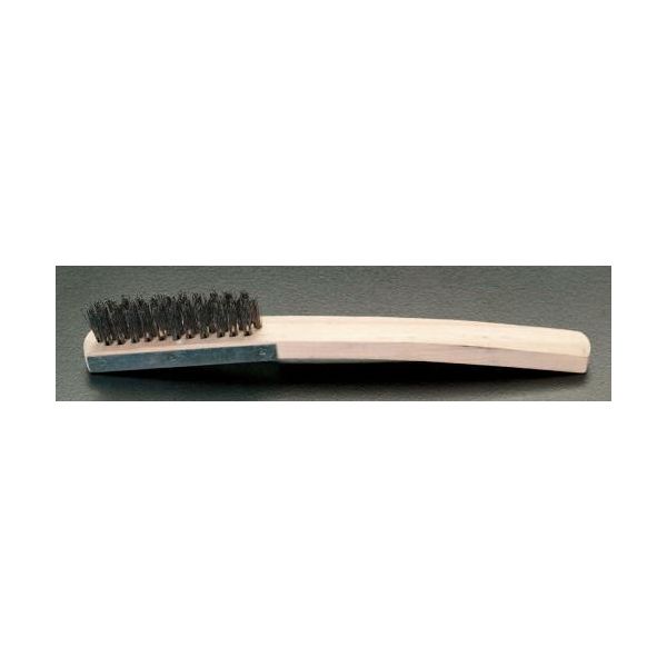 ●全長…275mm●ブラシサイズ…15×90mm●行数…3行●毛丈…20mm●線径…0.3mm●背部は金属板張り●ブラシ材質…スチール（波線）類似商品はこちらエスコ EA109BA-7 265mm ソフト1,114円エスコ EA109BA-...