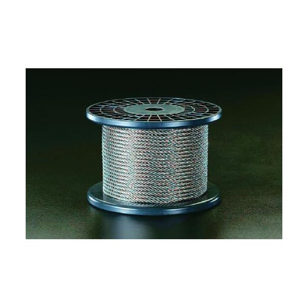 ●材質…ステンレス(SUS304)●長さ…50m巻●ワイヤー構成…7×7●線径…5.0mm●切断荷重…1700kg●重量…6kg類似商品はこちら エスコ EA628SC-58 直送 代引不可39,378円 エスコ EA628SC-56 直送...