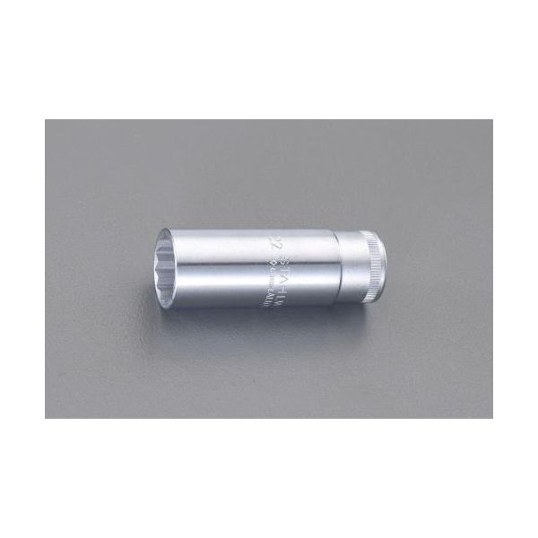 ●差込角…1/2”●ソケット部外径(d1；mm)…36.2●対辺(mm)…27●差込部外径(d2；mm)…34●ソケット奥内径(d3；mm)…27●ボルト接触部内面奥行き(t1；mm)…20●最大奥行き(t2；mm)…60●全長(L;mm)...