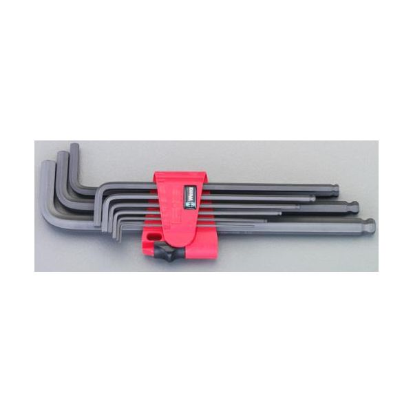 ●商品名…950/9●9本組●サイズ…1.5・2・2.5・3・4・5・6・8・10mm●ボールポイント付●軸長…90〜219mm類似商品はこちらエスコ EA573VB-190 5/64-3/5,582円エスコ EA573WK-90 1.5-...