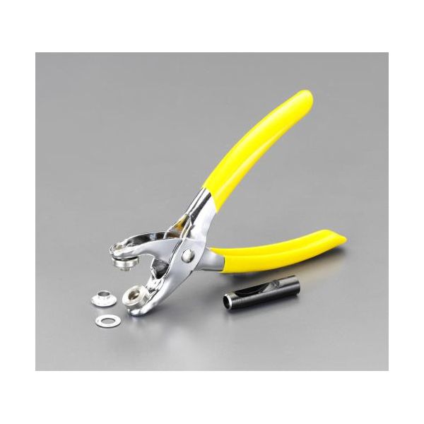 ●＜セット内容＞…●プライヤー●穴あけ用ポンチ（8mm）●φ8mmアルミ製ハトメ：20組●適用ハトメ内径…8mm●全長…170mm●用途…アルミ用類似商品はこちらエスコ EA576MB-5 12mmハトメパン2,427円エスコ EA576M...