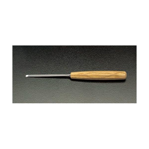 ●材質…刃：クロムバナジウム鋼、柄：木●刃硬度…RC59-91●全長…245mm●刃幅…8mm●研磨する事で再使用できます。●形状…平類似商品はこちらエスコ EA588GU-3 3mm平・彫刻のみ6,640円エスコ EA588GU-5 5m...