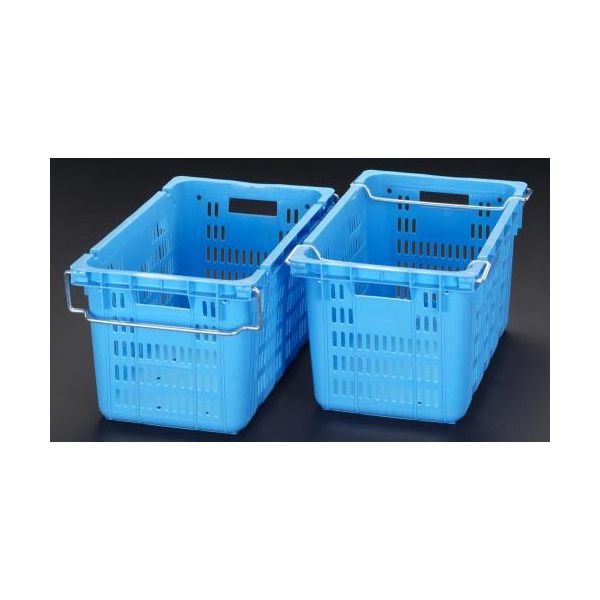 ●容量…46.5L●サイズ…外寸：569×359×305(H)mm内寸：533×323×300(H)mm有効内寸：493×283×266(H)mm●ハンドル取付時短辺外寸…379mm●ネスティングの高さ…77mm●材質…ポリプロピレン●色…...