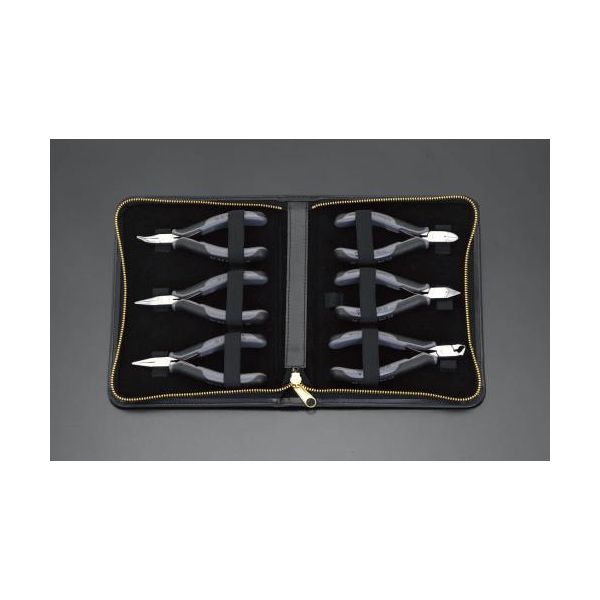 ●〈セット内容〉…7点セット・EA535KC-11 　115mm 精密用ニッパー(ESD) ・EA535KC-13 　115mm 精密用ニッパー(ESD) ・EA536KE-33 　120mm 精密用エンドニッパー(ESD) ・EA537K...