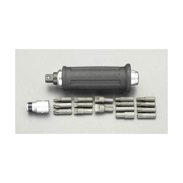 ●＜セット内容＞…18点●重量…1500g●(＋)ビット…＃2・＃3・＃4●(−)ビット…1.2×8・1.6×9・1.6×10・2×12・　2×14mm●六角ビット…5・6・8・10mm●トルクスビット…T30・T40・T45・T50●ビッ...