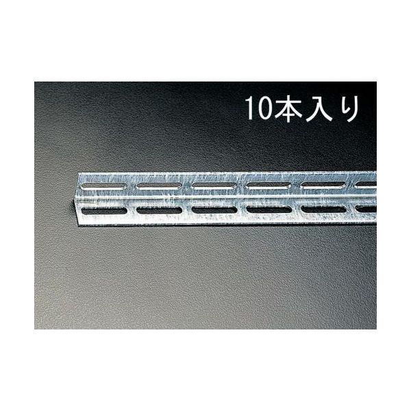 ●材質…スチール（どぶメッキ)●全長…90cm●厚み…3.2mm●幅…40×40mm●ボルト穴…11×50(L)mm●釘穴なし●アングル接続金具とボルトナットを使用して架台やブラケットを組立できます。●入数は10本入りです。類似商品はこちら...