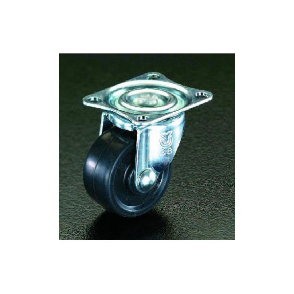 ●材質…金具：鋼板、車輪：ゴム車●キャスター…自在●車輪径…38mm●耐荷重…20kg●全高…50mm●穴径(P)…φ5.3mm●X×Y…36×28mm●A×B…46×38mm類似商品はこちらエスコ EA986PF-18 38mm 自在金2...