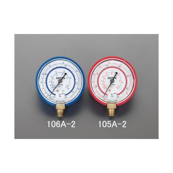 ●圧力範囲…-0.1〜3.5MPa(高圧)●ゲージ径…φ68mm●取付ねじ…1/8”NPT●適用冷媒…R134a、R404A、R407C●ゼロ調整ねじ付●衝撃防止カバー付類似商品はこちらエスコ EA105A-1 -0.1-3.0Mp3,29...