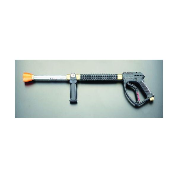 ●ノズル径…2.3mm●全長…約800mm●ホース接続…G（PF）3/8”(EA115BA-11、-12)●最高圧力…18MPa●最高吐出量…50L/min●中間握りのハンドル操作で直噴から噴霧噴射まで無段階で使えます。●ケルヒャー商品とは...