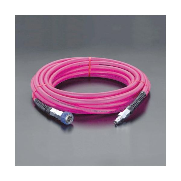 ●常用圧力…1.5MPa(15kgf/cm2)●材質…ウレタン樹脂●ワンタッチカプラー付●内径×外径…8.5×12.5mm●全長…20m類似商品はこちら エスコ EA125BR-10 直送 代引不可10,224円 エスコ EA125BP-2...