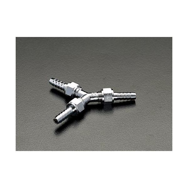 ●使用圧力…3.45MPa(35kgf/cm2)以下●材質…真鍮(クロムメッキ)●タケノコ径…8mm●適合ホース内径※…7mm●※適合ホース内径はホース材質により多少誤差が生じます。類似商品はこちらエスコ EA141EC-9 三方ホ-スジョ...