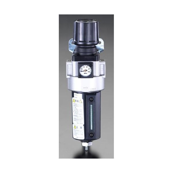 ●全高…244mm●使用圧力…0.05〜1.0MPa●設定圧力…0.05〜0.85MPa●耐圧力…1.5MPa●周囲温度…5〜60℃●ろ過度…5μm●重量…800g●面間…72mm●取付ねじ…Rc（PT）1/4”●ブラケット付類似商品はこち...