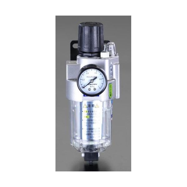 ●周囲温度…5〜60℃●貯油量…50ml●ろ過度…5μm●重量…550g●使用圧力…0.05〜1.0MPa●設定圧力…0.05〜0.85MPa●面間…75mm●取付ねじ…Rc（PT）3/8”類似商品はこちら エスコ EA153CD-23 直...