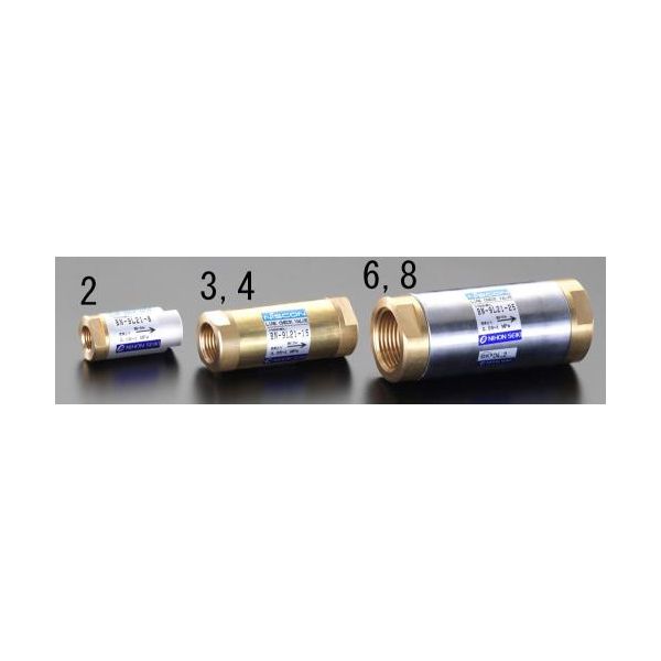 ●使用圧力…0〜1.0MPa●耐圧力…1.5MPa●周囲温度…5〜60℃●取付ねじ…Rc(PT)1/4”●材質…ジェラルミン(A2017B)●重量…200g類似商品はこちら エスコ EA153EE-24 直送 代引不可7,716円 エスコ ...