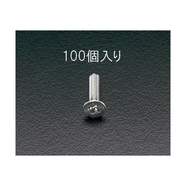 ●材質…ステンレス（SUSXM7）●頭形状…(＋)皿頭●サイズ…M4×10●ピッチ…0.7●入数…100個●並目ねじ類似商品はこちらエスコ EA949SK-47 M4x50mm 726円エスコ EA949SK-46 M4x40mm 726円...