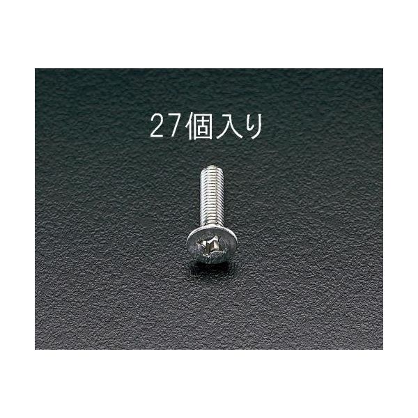 ●材質…ステンレス（SUSXM7）●頭形状…(＋)皿頭●サイズ…M6×20●ピッチ…1●入数…27個●並目ねじ類似商品はこちらエスコ EA949SK-64 M6x30mm 726円エスコ EA949SK-56 M5x50mm 726円エスコ...