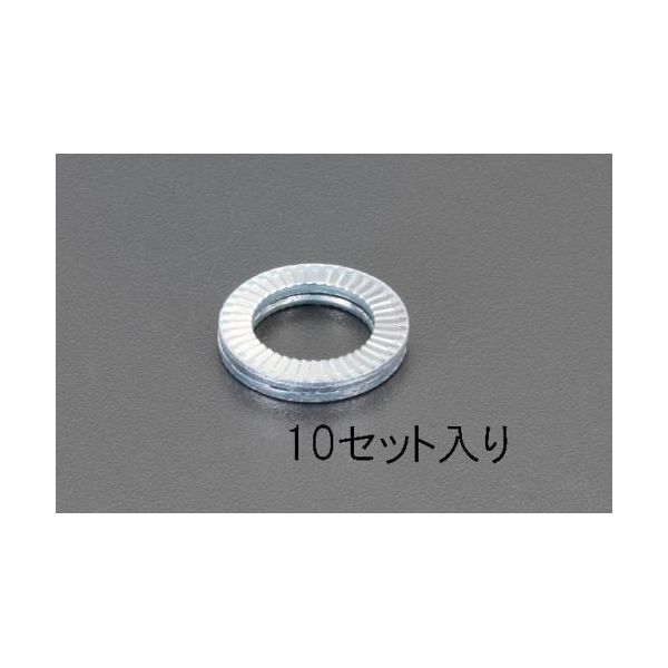 ●材質…鉄●内径…13.0mm●外径…19.5mm●厚み…2.5mm●振動や衝撃によるボルトのゆるみに耐えます。●入数…10セット類似商品はこちらエスコ EA949WN-5 8．7x13．5x2,123円エスコ EA949WN-10 19．...