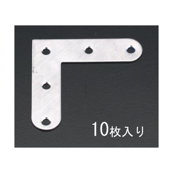 ●材質…ステンレス(SUS430）●仕上…ヘアーライン仕上げ●長さ×長さ…65×65mm●幅…17mm●厚み…1.2mm●穴径…3.8mm●穴数…5●入数…10個●取付ねじ無し類似商品はこちらエスコ EA951EB-41 37mm ステン6...