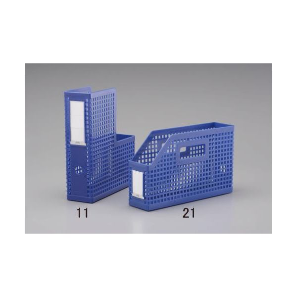 ●規格…A4●置き方…タテ型●サイズ…85(W)×254(D)×306(H)mm●材質…ポリプロピレン●色…青●タイトルシール、連結ビス付類似商品はこちらエスコ EA954TD-16 306x254x962円エスコ EA954TD-15 3...