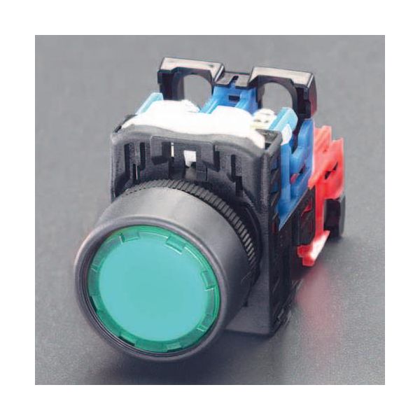●富士電機●パネルカットφ22、φ25mm共用●定格…AC/DC 250V 10A●φ22mmスイッチ●接点仕様…1a1b●材質…本体：ポリカーボネイト●モメンタリ形●LED球…AC/DC24V●サイズ…30×92×44mm●型式…AR22...