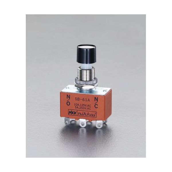●パネルカット…12.5mm●極数…2極双投●パネル厚…7mm以下●スイッチ特性の〈 〉はモメンタリになります。●DA-113はモメンタリで押したまま右へ30°回転するとロックします。●スイッチ特性…ON-〈ON〉●定格容量…3A 125V...