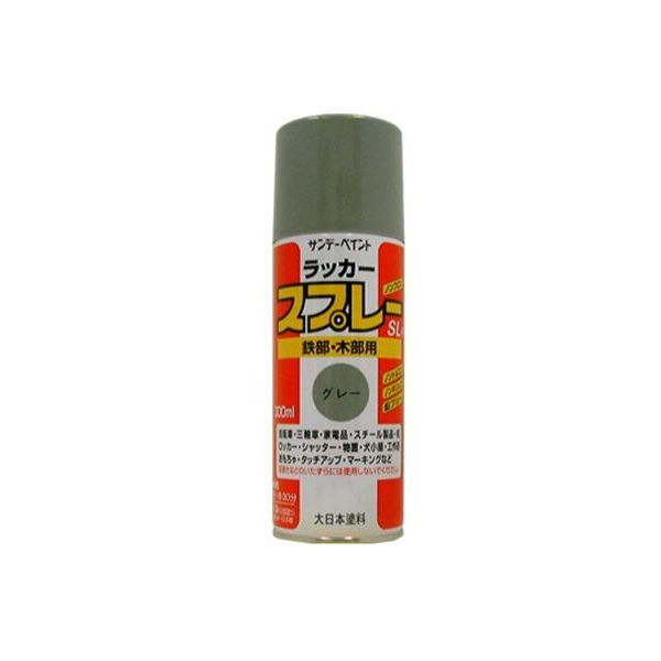 ●ツヤあり●内容量：300ml●色：グレー●乾燥時間(指触)：20℃：約15分、冬期：約30分(半硬化)：20℃：約30分、冬期：約60分●塗り面積(2回塗り)：約0.6〜0.9m2●丸吹き●硝化綿ラッカースプレー●鉄部：門扉、シャッター、...