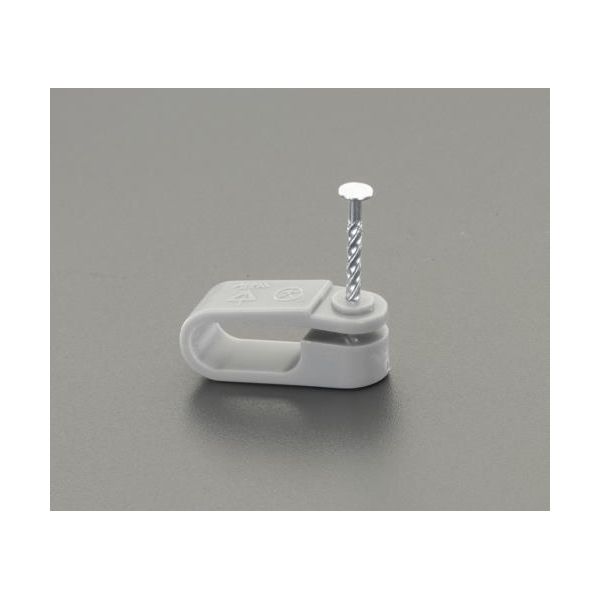 ●カラー…グレー●適合ケーブル…1.6×3C・2.0×3C・2.6×2C●スクリュー釘(#15×28：ユニクロメッキ)付●材質…プラスチック●耐熱温度…70℃●★木ビス(φ3.1)で固定される場合は、上下どちらの穴からも固定可能。●入数…1...