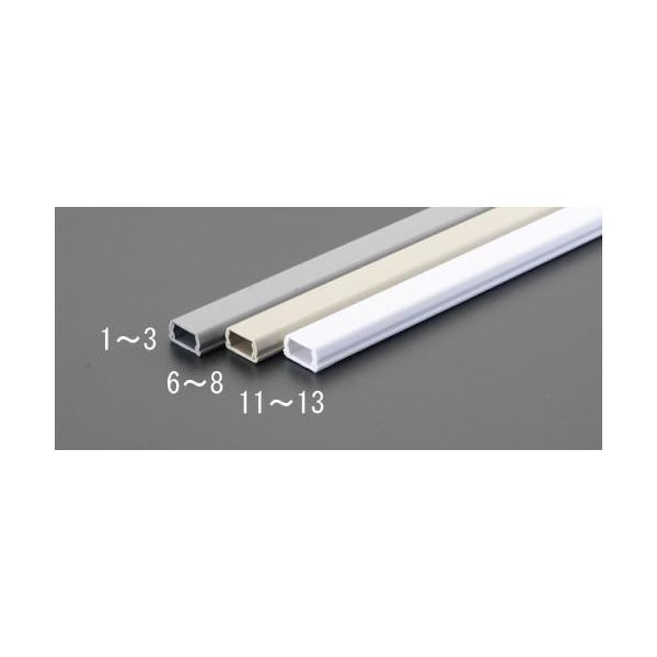 ●底面テープ付(テープ厚0.75mm)●全長…1m●釘打ちができない箇所に最適。●粘着テープが底面にあらかじめ貼り付けてあるので、テープ貼りの作業が不要です。●基台には釘穴も設けてあるので、釘打ち固定もできます。●カラー…ベージュ●規格…3...