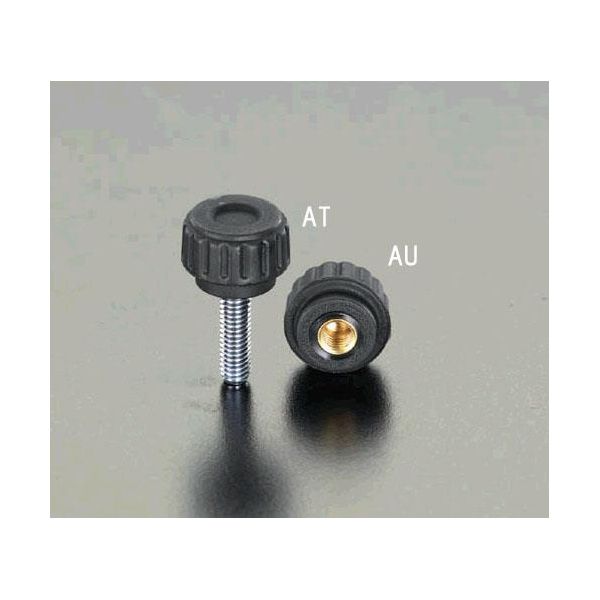 ●雄ねじ●材質…ノブ：ナイロン6、雄ねじ：SWCH10R(三価クロメート処理)●ねじサイズ…M4×10mm●サイズ(mm)…D：16、H：11、s：2、d：11、Lm：10●入数…1個入り類似商品はこちらエスコ EA948AT-1 M3x1...