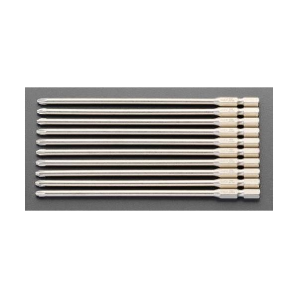 ●六角シャンク…1/4”●錆に強く、均一なメッキ層の無電解ニッケル・メッキ処理●サイズ…＃2●全長(mm)…150●仕様…マグネット付●入数…10本類似商品はこちらエスコ EA813AC-46 ＃2x150mm2,871円エスコ EA813...