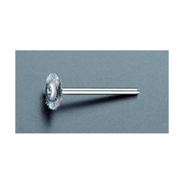 ●軸径…1/8”(3.2mm)●高さ…2.4mm●線径…0.13mm●直径…16mm●材質…スチール●最大回転数…37000rpm類似商品はこちらエスコ EA819AL-2 16mm 3mm軸631円エスコ EA819BV-84C 100/...