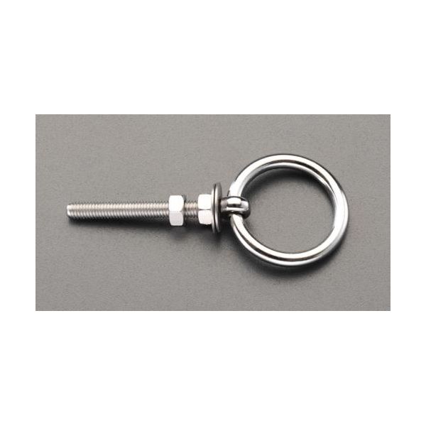 ●材質…SUS304●線径…3mm●リング内径…25mm●ねじ長…35mm●ねじ径…M4●使用荷重…20kg類似商品はこちらエスコ EA638BQ-23 M8x70mm 1,910円エスコ EA638BQ-22 M6x50mm 1,433円...