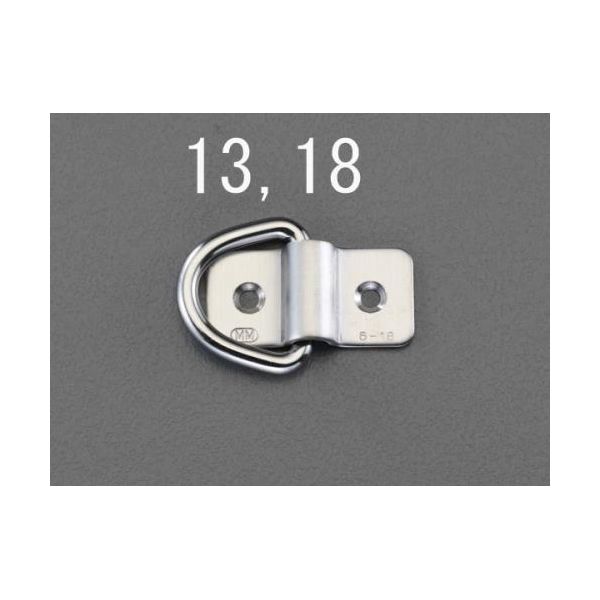 ●材質…SUS304●プレートサイズ…36×18mm●線径…4mm●穴径…3.2mm●使用荷重…10kg●ステンレス皿木ねじ付●皿木ねじ2.7×16、2本付類似商品はこちらエスコ EA638EB-43 43x43mm 1,617円エスコ E...