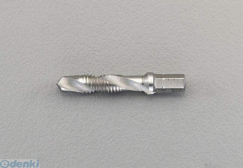 ●商品名…847●電気ドリルと使用できます。●下穴とタップ作業が1回で行えます。●材質…HSS●タップサイズ…M5×0.8●ドリルサイズ…3.8mm●全長…41mm●六角対辺…1/4”（6.35mm）●重量…5g類似商品はこちらエスコ EA...