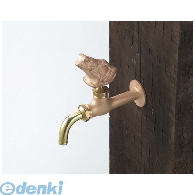 KVK06-6536-2511●ガーデニング水栓シリーズ●日本工業規格品●エコこま水栓で普通に使っていても節水効果があります●研磨・メッキ無●カエルハンドル付●ハンドル青銅製●固定こま4952490155790