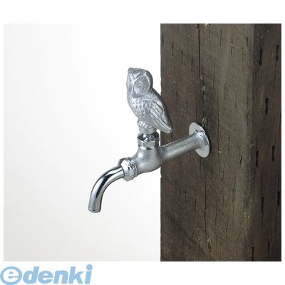 KVK06-6536-2511●ガーデニング水栓シリーズ●日本工業規格品●エコこま水栓で普通に使っていても節水効果があります●研磨無・メッキ有●フクロウハンドル付●ハンドル青銅製●固定こま4952490173145