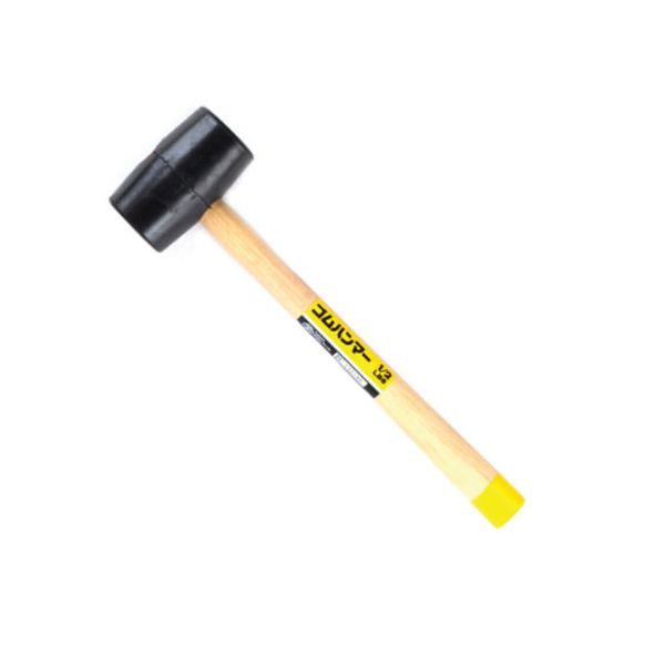 【用途】組立家具・板金作業・機械の修理。【機能・特徴】打撃物にキズをつけにくいゴム製頭です。【仕様】●頭重量：1/2LBS。●頭部：ゴム製。●木柄。【注意事項ほか】コンクリート、石、クギ打ち等には使用しないで下さい。周囲の安全を確認して作業...