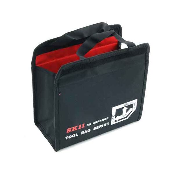 【用途】工具などの分類整理。【機能・特徴】このバッグに工具などを分類収納し、ツールバッグなどにスマートに整理収納できるバッグinバッグです。開閉がマジックテープ式です。【仕様】●サイズ：(幅)210x(奥行)110x(高さ)200mm。●カ...