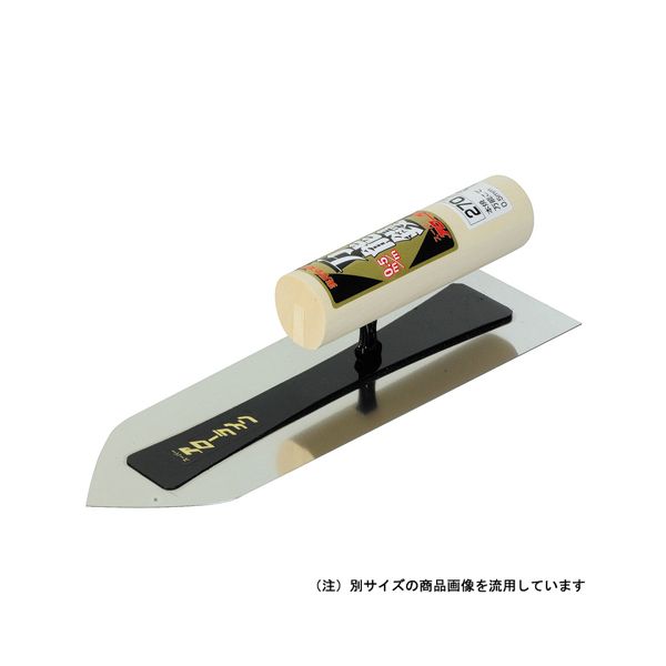 【用途】モルタル押さえ、仕上げ、補修、修正、上塗り用の鏝。【機能・特徴】シンナー類(有機溶剤)で洗えます。溶接にかわる高品質接着剤でこてと背金を接着しています。背金巾をバランスよく加工し、こて板にかかる力を全面に分散させることで均一に磨耗し...