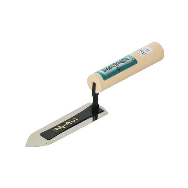 【用途】狭い場所など手の届かないところに使用する鏝。【機能・特徴】シンナー類(有機溶剤)で洗えます。溶接にかわる高品質接着剤でこてと背金を接着しています。背金巾をバランスよく加工し、こて板にかかる力を全面に分散させることで均一に磨耗します。...