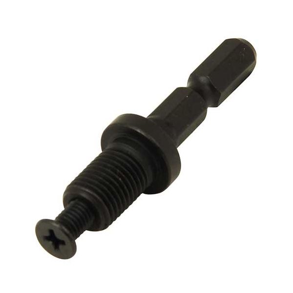 【用途】ドリルチャック用替軸(3/8-24UNF)。【機能・特徴】シャフト部耐荷重70N・mのDIYユース用です。【仕様】●6.35mm六角軸。●シャフト部耐荷重：70N・m。【注意事項ほか】電動本機の取扱いに関しては、メーカーの取扱い説明...
