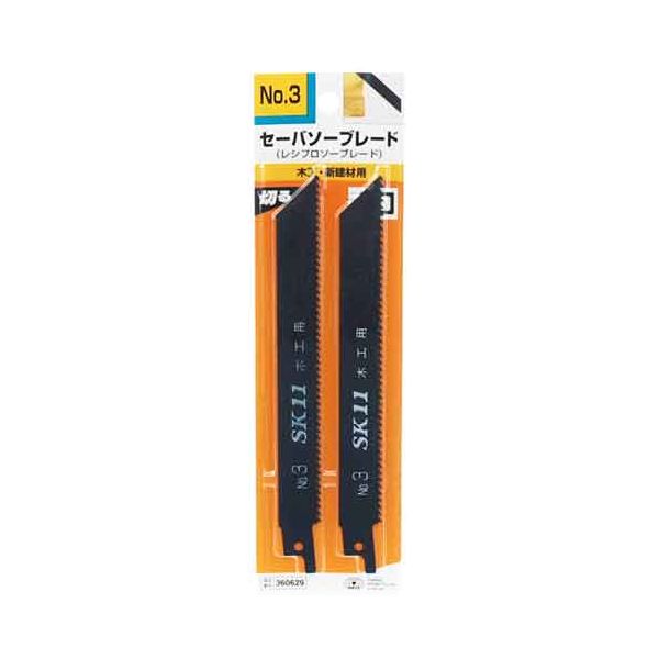 【用途】木材・新建材(100mm以下)。【機能・特徴】100mm以下の木材・新建材に使用できます。【仕様】●2枚入。●全長：164mm。●山数(インチ当り)：9。●切断能力：木材・新建材：100mm以下。●特殊刃物鋼。【注意事項ほか】不適切...