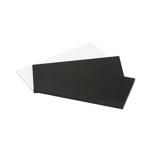 【用途】溶接面(電気溶接)用遮光レンズ。【機能・特徴】溶接時の有害光線やスパッタから目を守ります。【仕様】●遮光度：9。●入数：2枚入+プラスチックカバーレンズ1枚。●遮光レンズ：ガラス。●カバープレート：プラスチック。●セット内容：遮光レ...
