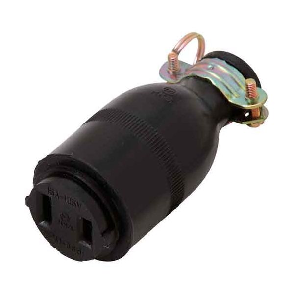 【用途】掃除機、電動工具などの交換用電源ソケット。【機能・特徴】125V15A2芯接続です。【仕様】●交流電圧：125V。●許容電流：15A。【注意事項ほか】電線許容を超える電流を流さないでください。雨中では使用しないでください。電動工具 ...